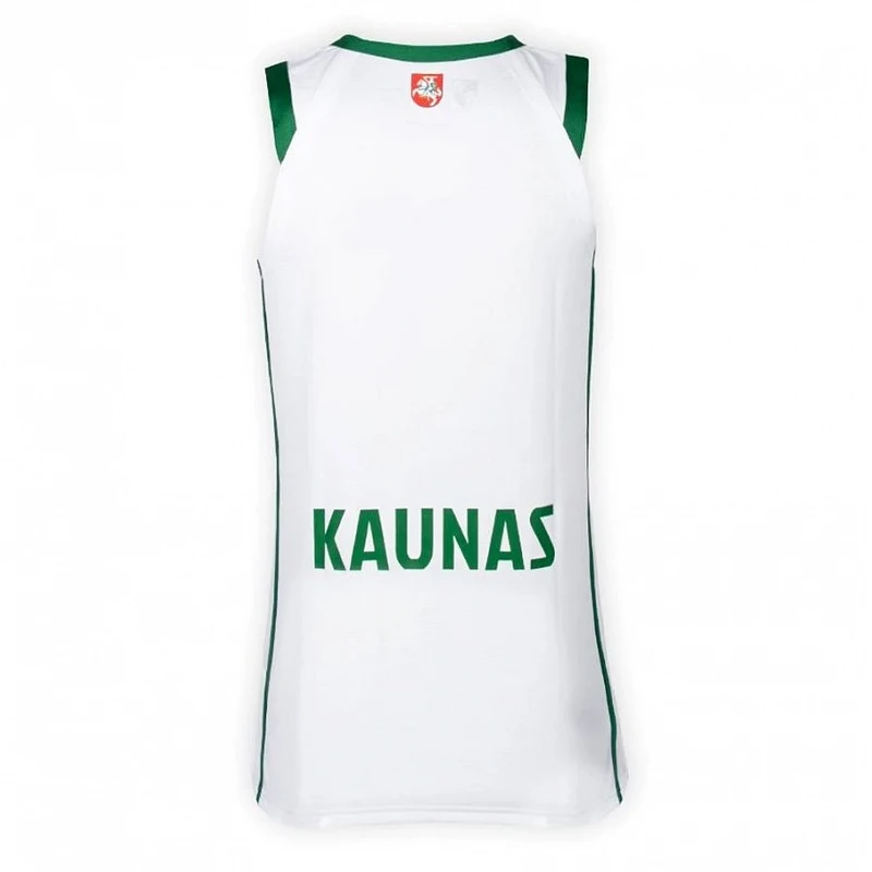 Camiseta Oficial Zalguiris Kaunas en blanco ⭐️ GSA Baloncesto